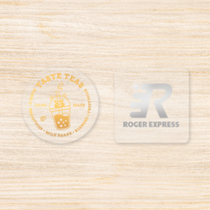 Customized Label Stickers with Hot Stamping