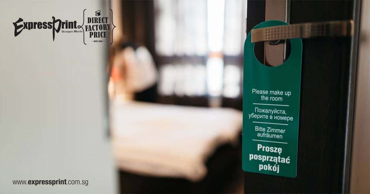 Customise door hangers Singapore | Custom door hangers Singapore