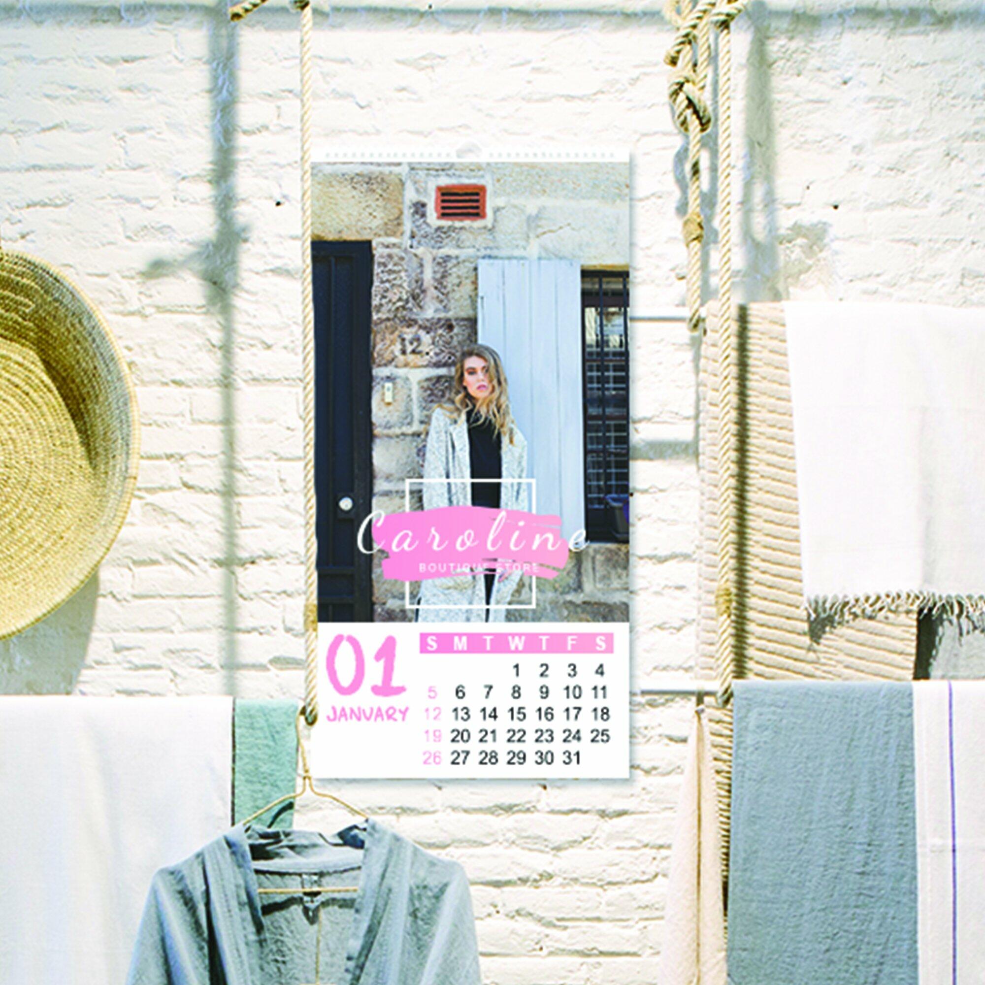 Stylish Custom Wire-O Wall Calendars – Perfect for Year-Round Impact