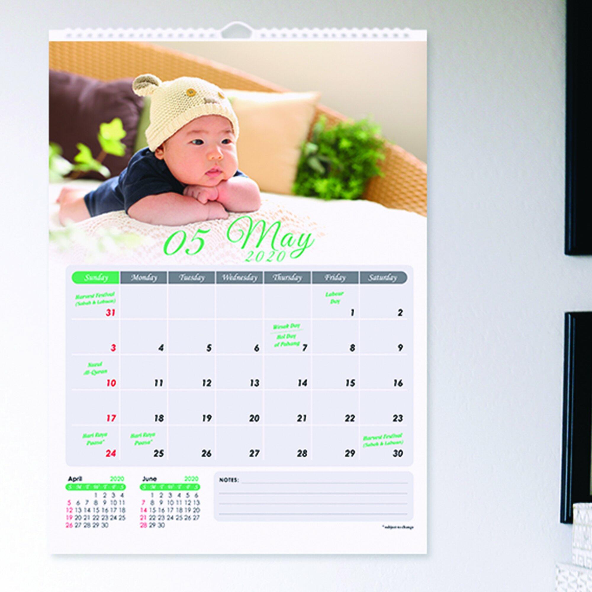 Stylish Custom Wire-O Wall Calendars – Perfect for Year-Round Impact