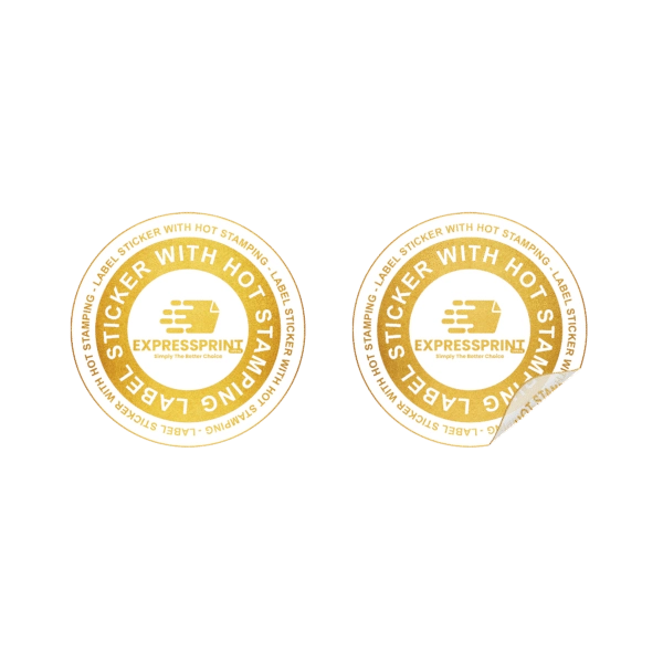 Customized Label Stickers with Hot Stamping