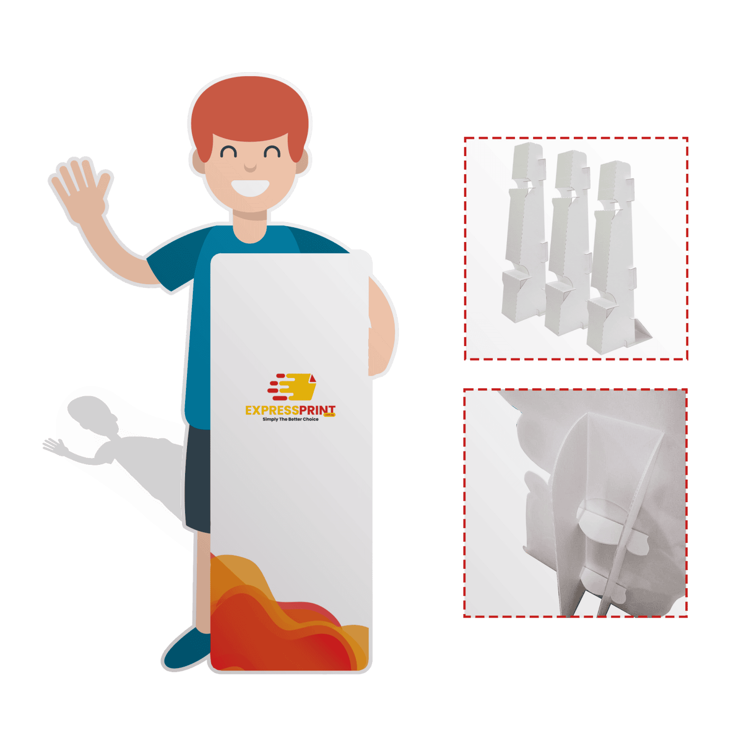 Human Standee Printing Singapore | Life-Size | Expressprint