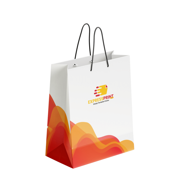 Printed Paper Bags / Free template / Factory price | Paper Bag Supplier ...
