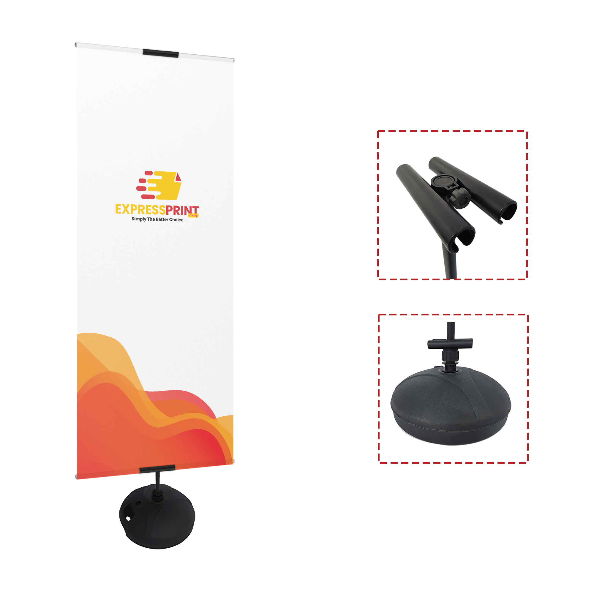 T Bar Stand Singapore printing services - Direct Factory Print Pricing