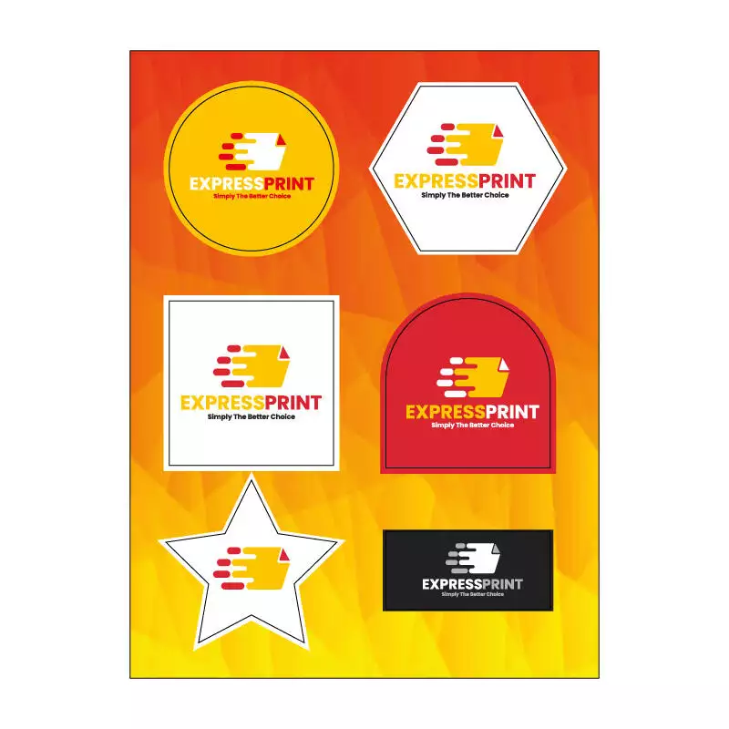 Label Sticker Cut Sheet | Custom Sticker Label Printing Singapore